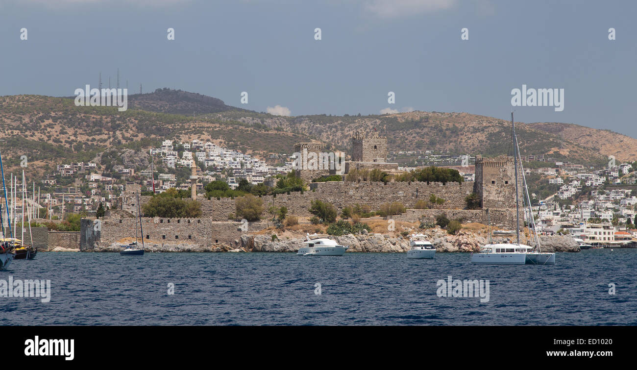 Bodrum Castle Aegean Coast Turkey Stock Photo - Alamy