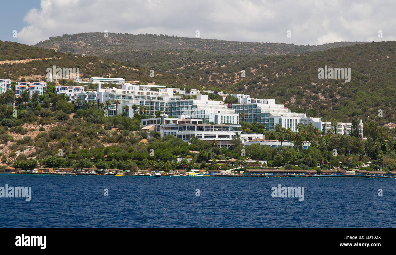 Bodrum Town Aegean Coast Turkey Stock Photo - Alamy