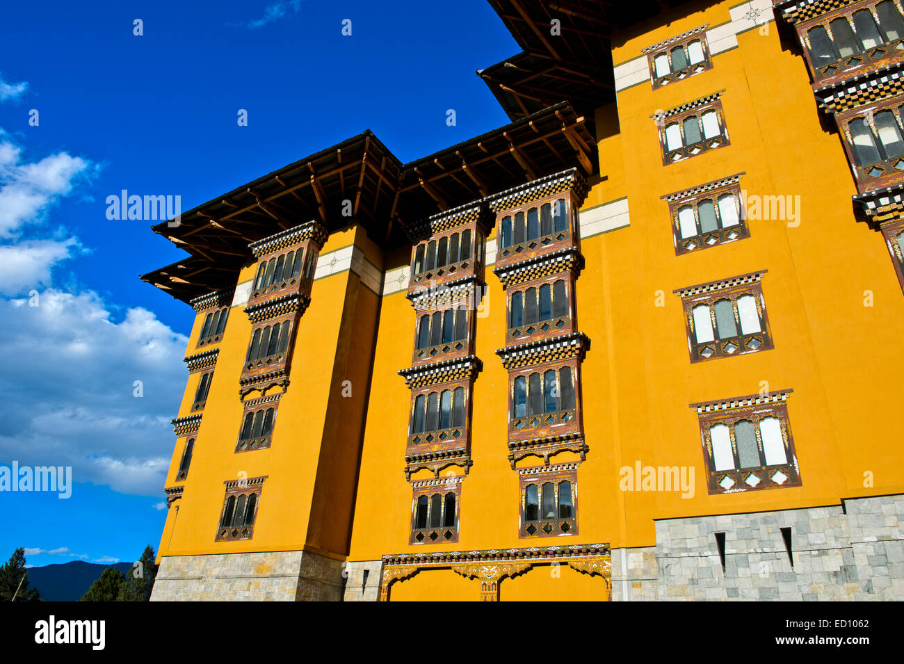 The Taj Tashi Hotel, Thimphu, Bhutan Stock Photo - Alamy