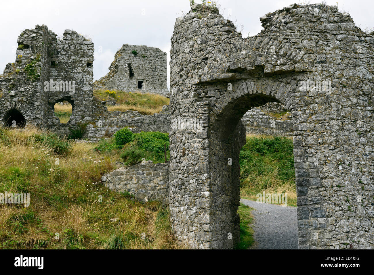 rock of dunamase castle fort fortress laois leinster medieval dun masc ...