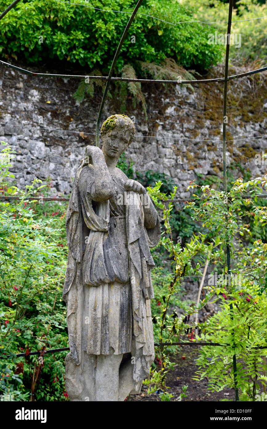 Romanesque statue under pergola roman figure garden gardening statues ...