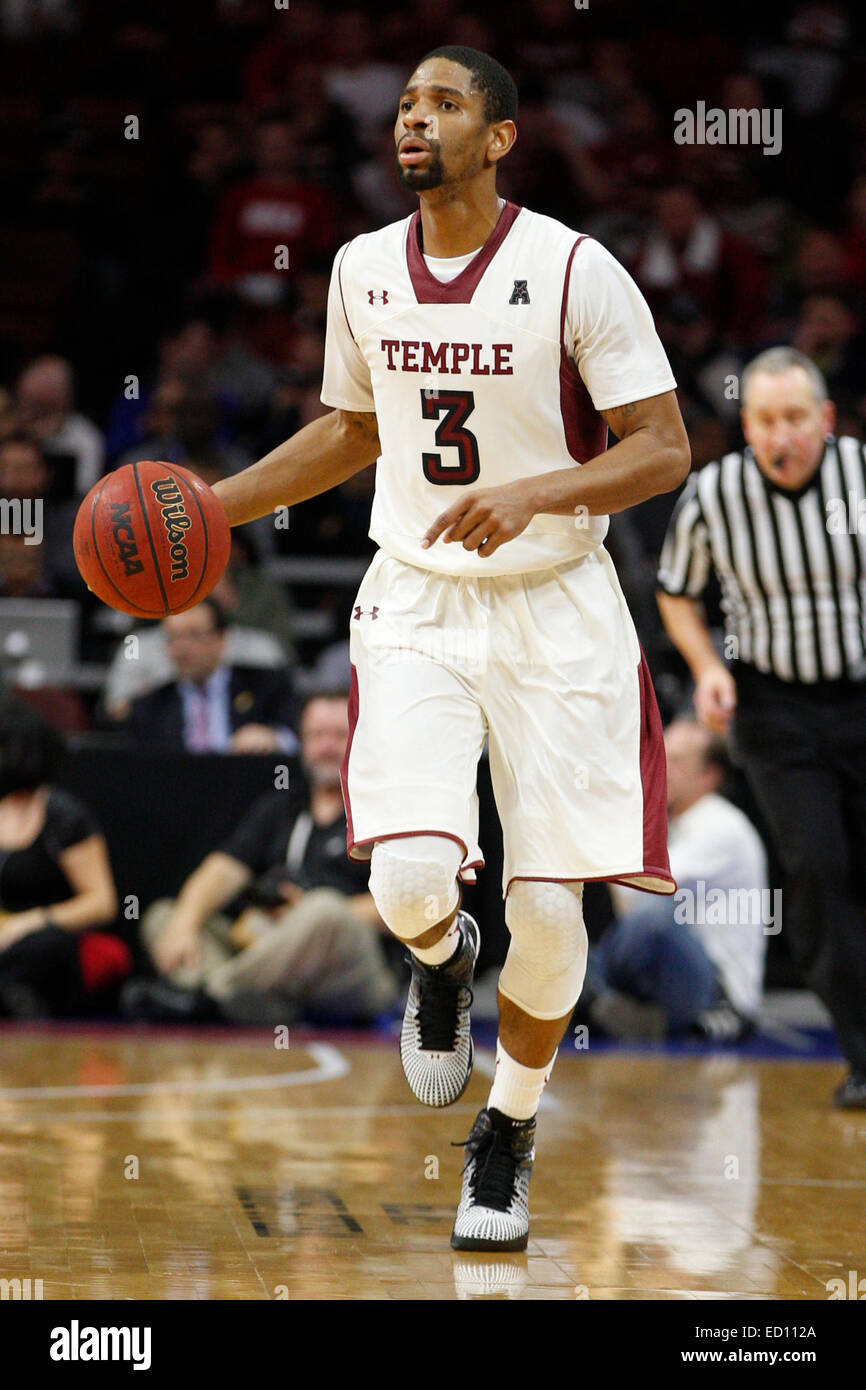 December 22, 2014: Temple Owls guard Jesse Morgan (3) in action during ...