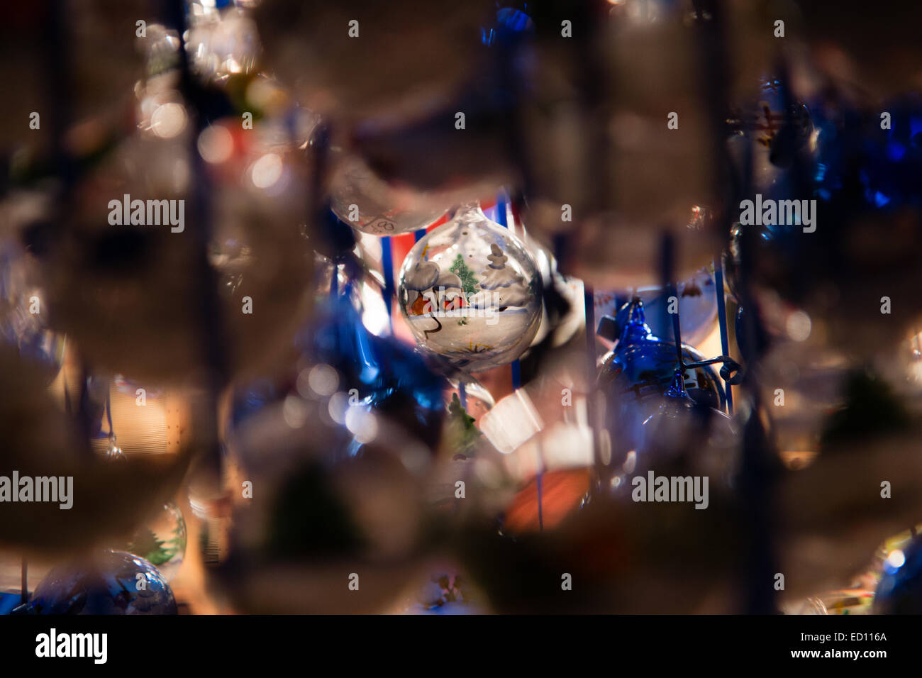 Hand painted baubles hi-res stock photography and images - Alamy