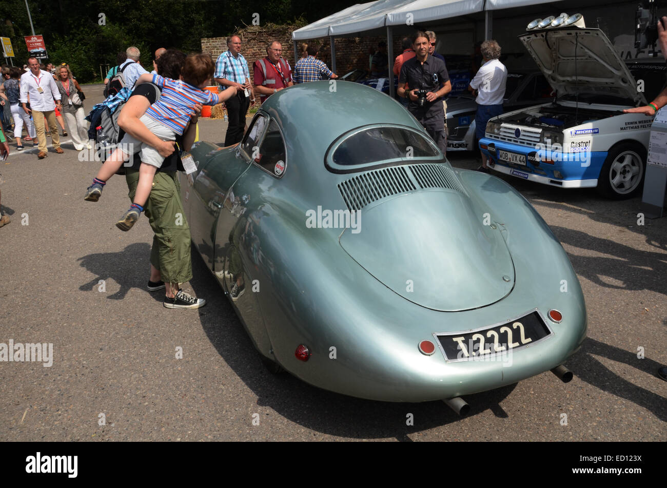 Porsche type 64 at Schloss Dyck Classic Days 2014, Germany Stock Photo ...