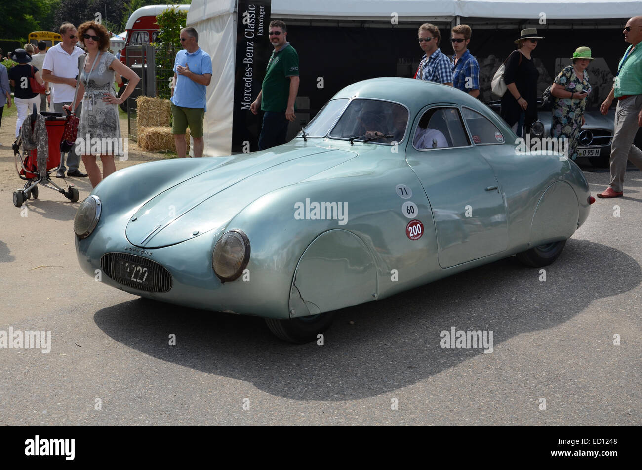 Porsche type 64 at Schloss Dyck Classic Days 2014, Germany Stock Photo ...
