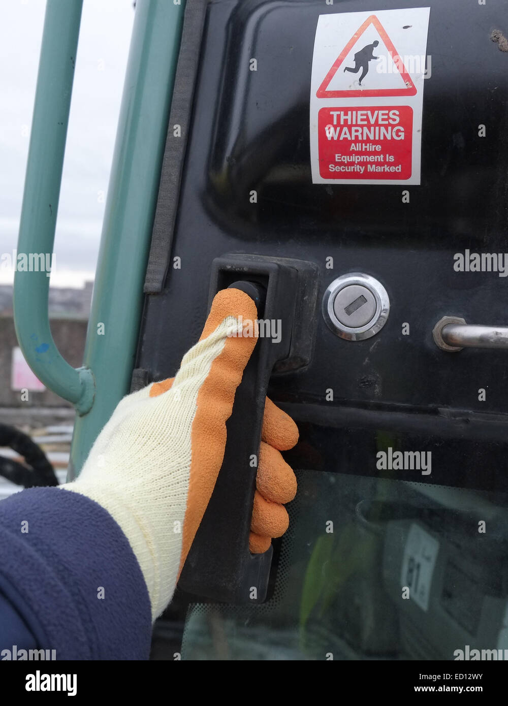 Digger operator hi-res stock photography and images - Alamy