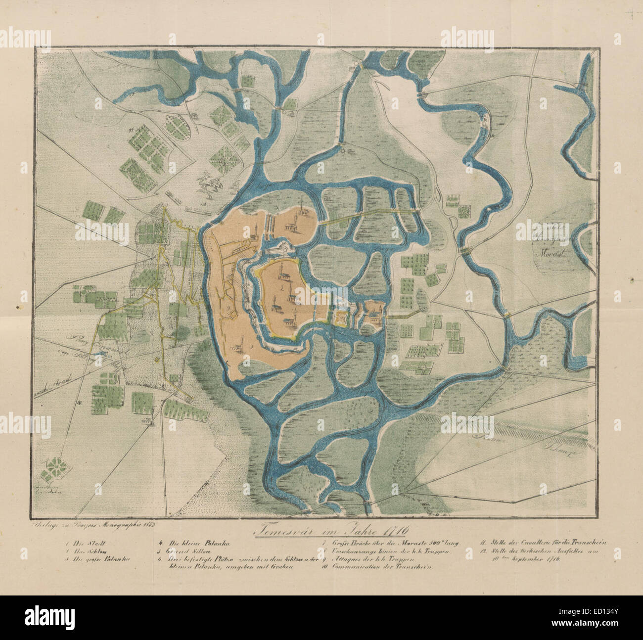Map of timisoara hi-res stock photography and images - Alamy