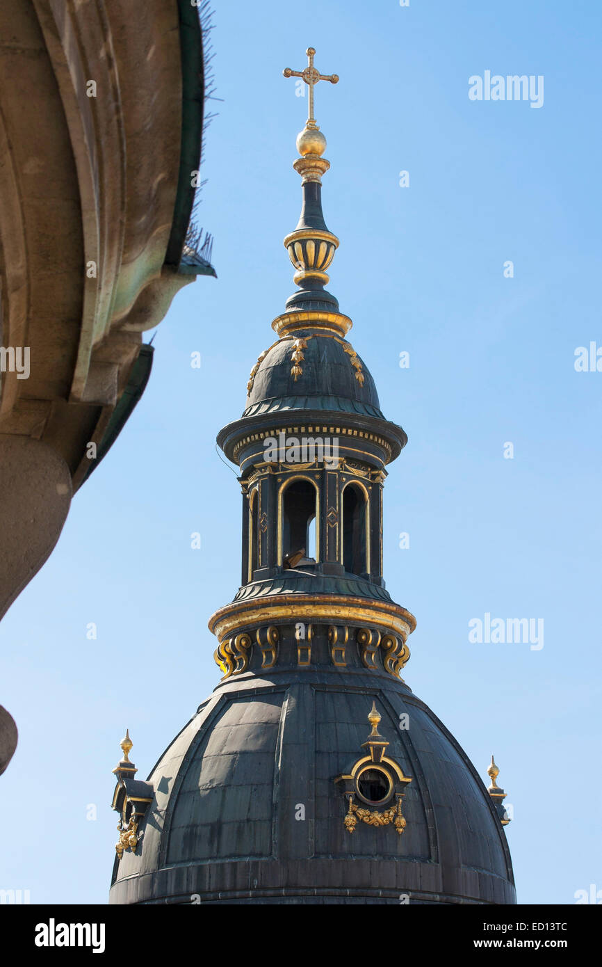 Dome of clock tower of St. Stephen's Basilica Budapest Stock Photo - Alamy