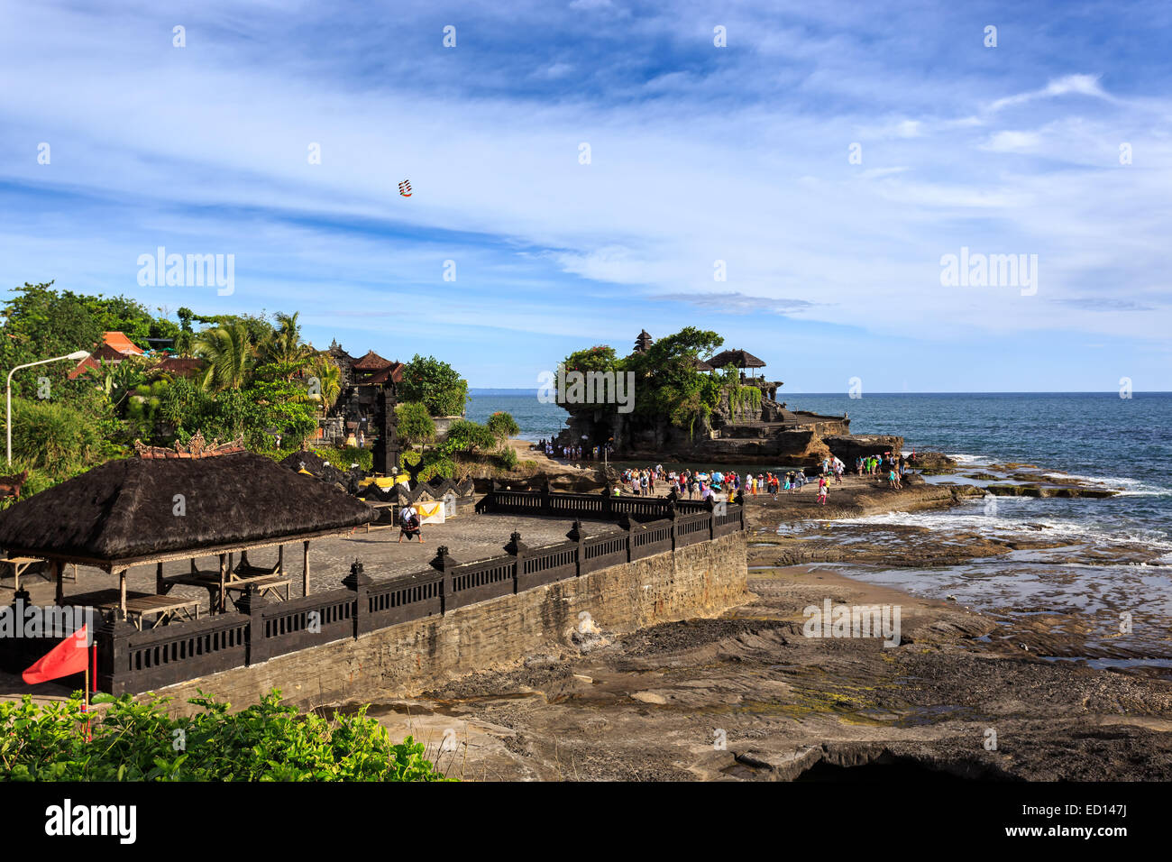 Tahah Lot - Hindu Temple at sunny day, Bali, Indonesia Stock Photo - Alamy