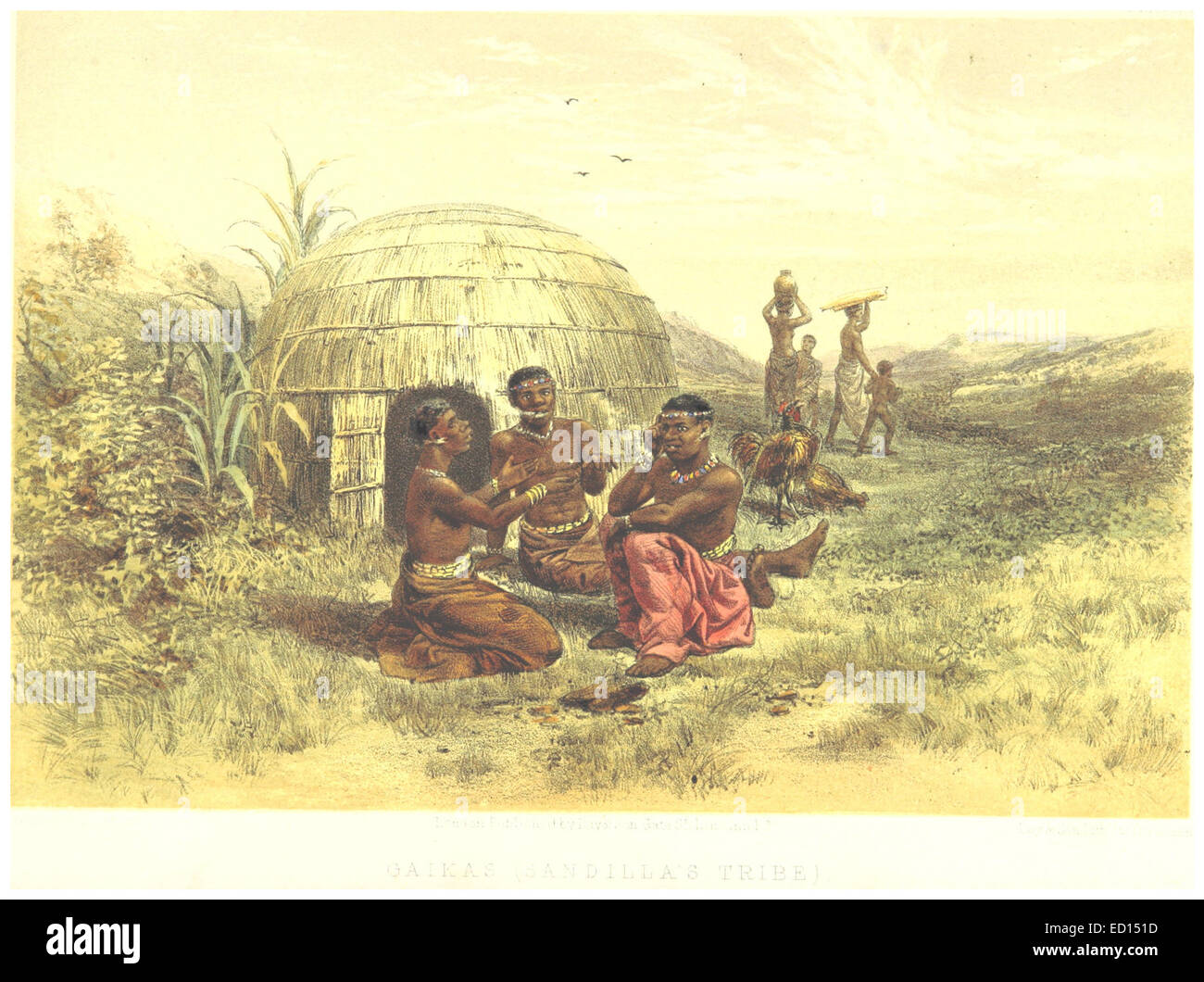 Lucas1861, pg027 GAIKAS (SANDILLA'S TRIBE Stock Photo - Alamy