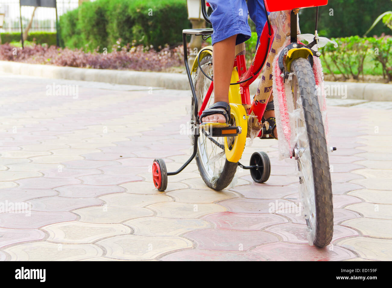 indian child Cycle Riding Stock Photo - Alamy