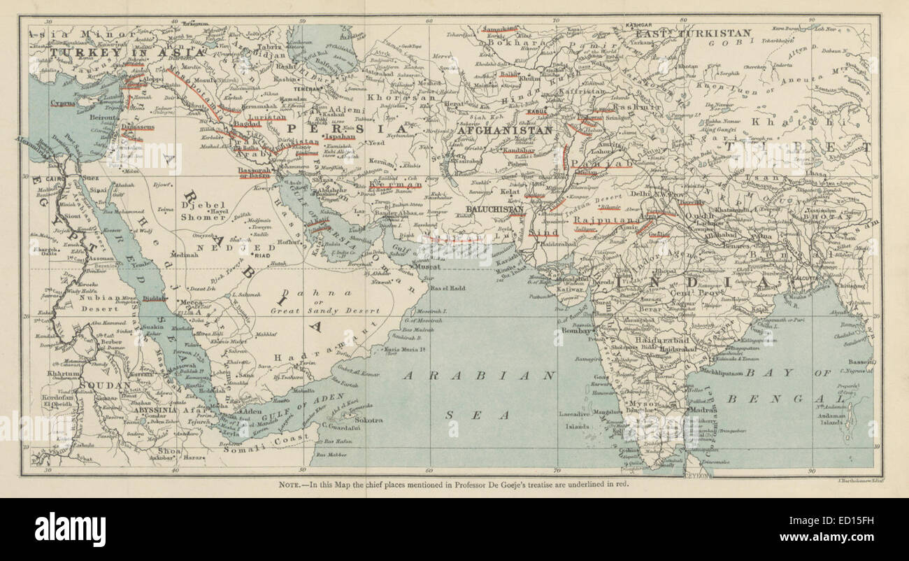 Ancient arabia map hi-res stock photography and images - Alamy