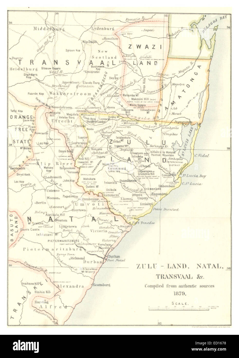 Boer war map hi-res stock photography and images - Alamy