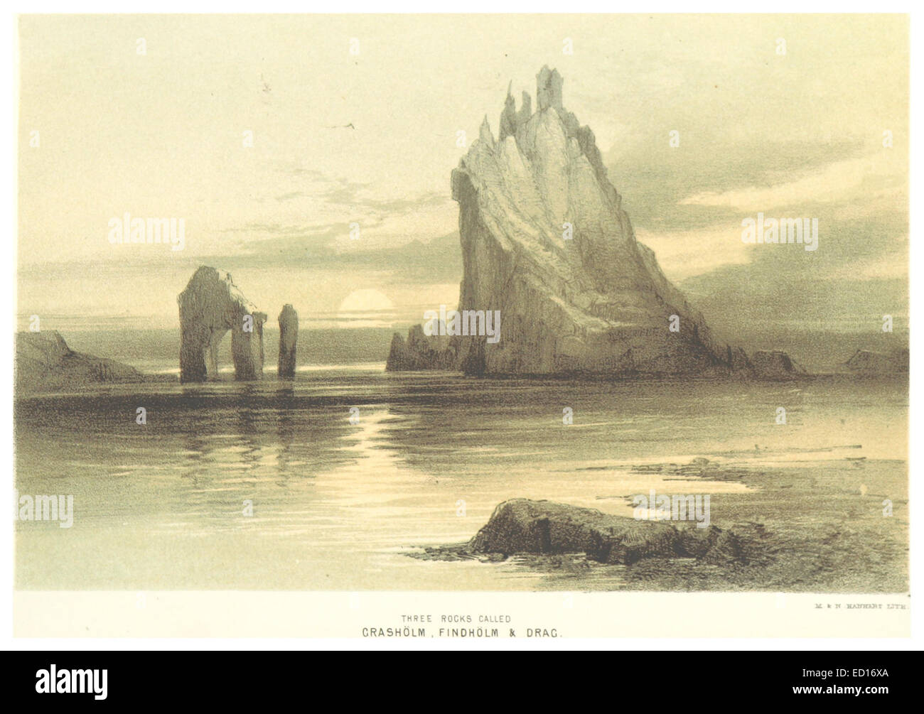 This 1854 depiction of the Maria Cruise includes an illustration of ...