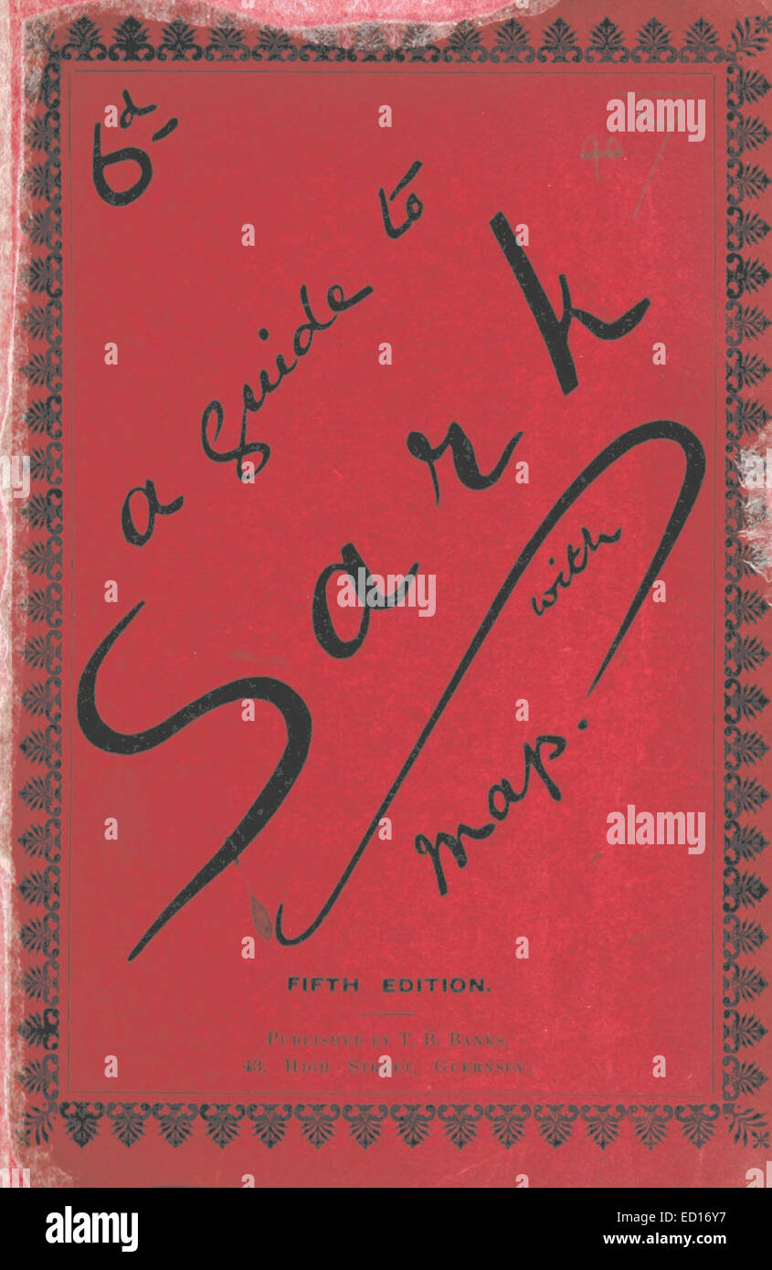 Island sark map hi-res stock photography and images - Alamy