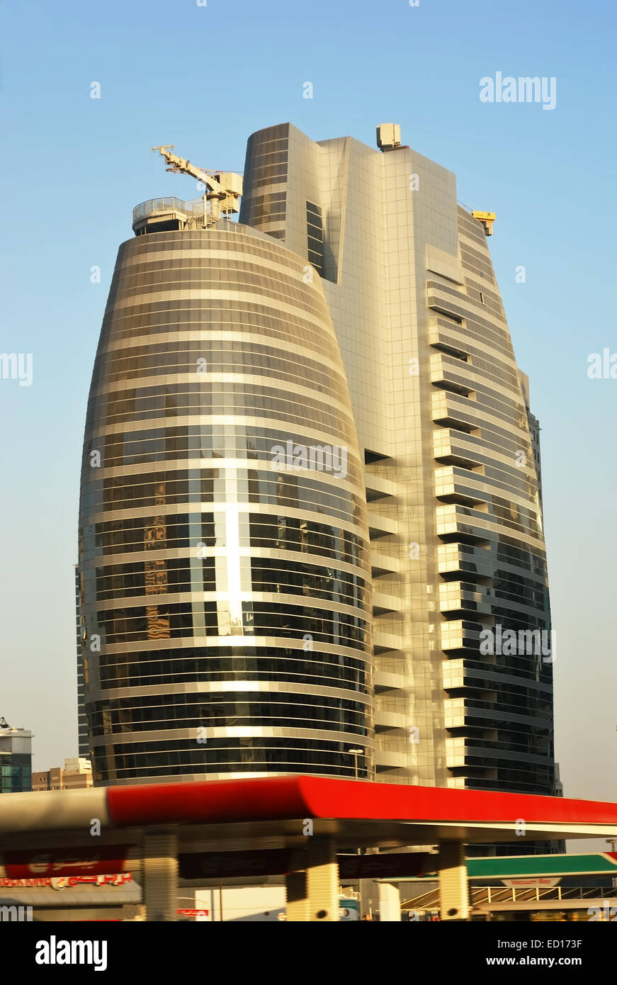 modern building, DUBAI, UAE - October 2011 Stock Photo - Alamy