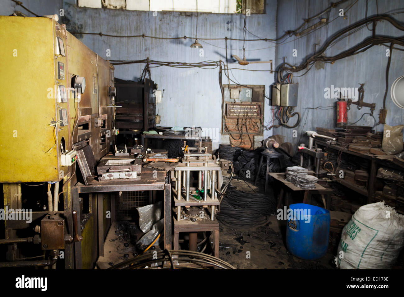 Rural Machine Factory Nobody Stock Photo - Alamy