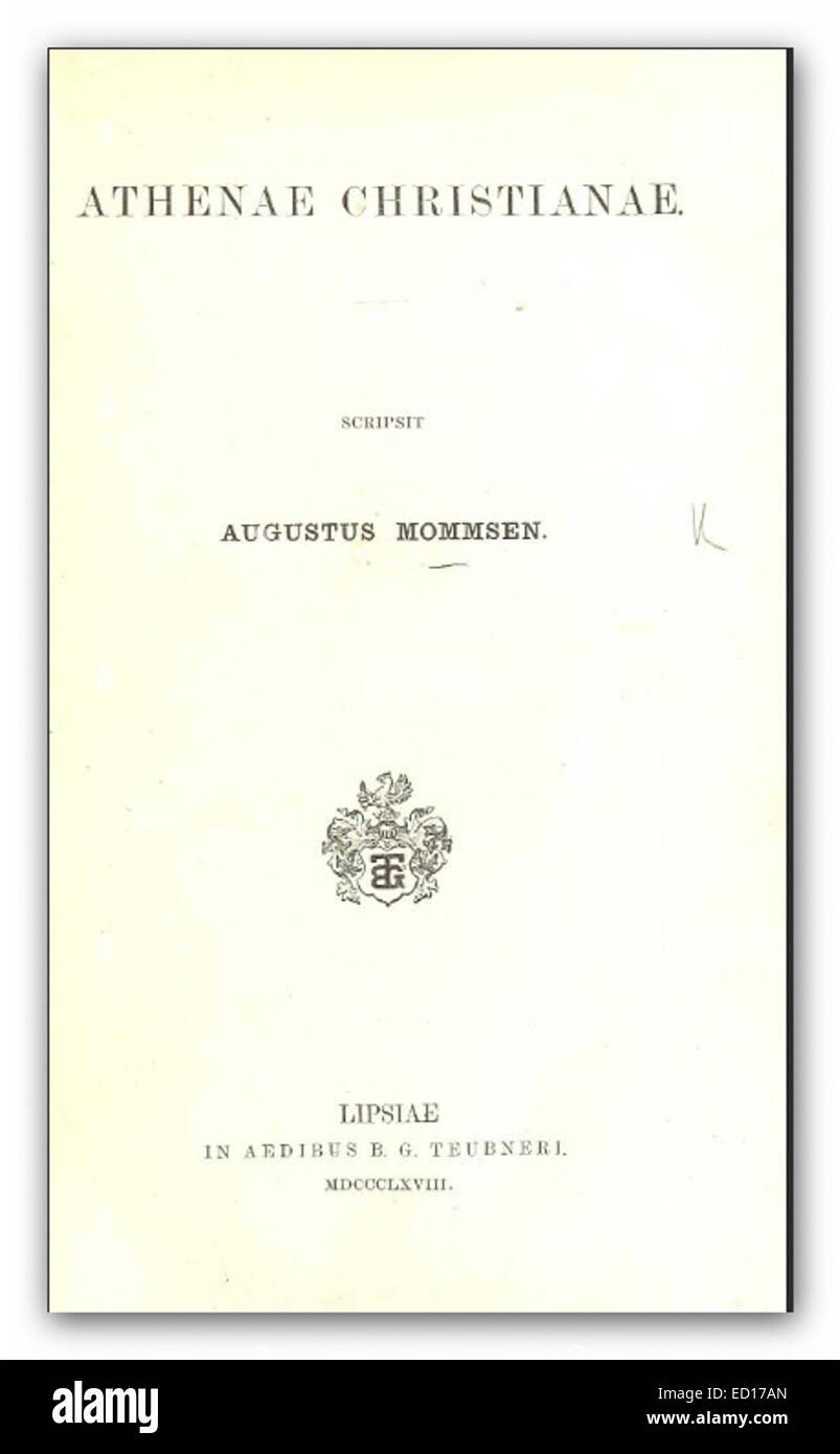 Athenae hi-res stock photography and images - Alamy