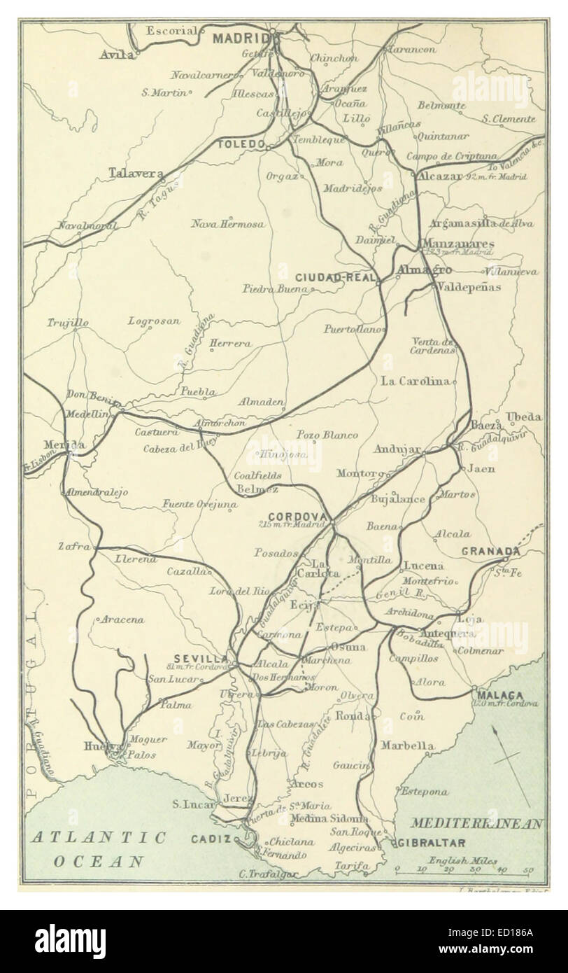 Vintage railroad map hi-res stock photography and images - Alamy