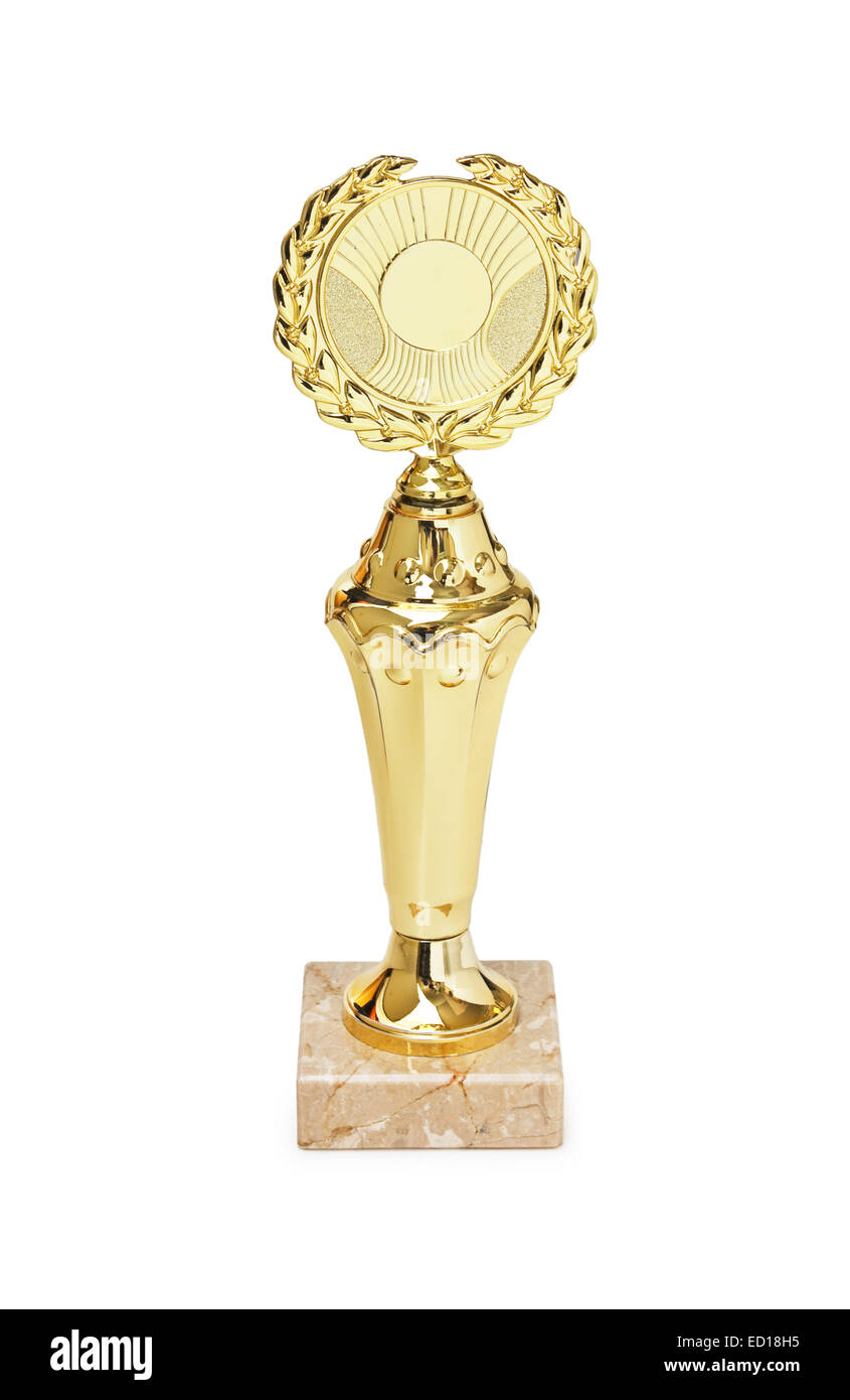 sports awards isolated on a white background Stock Photo - Alamy