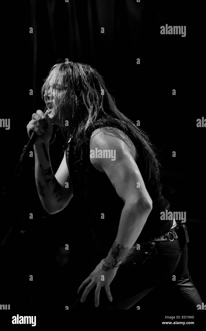 Toronto, Ontario, Canada. 22nd Dec, 2014. Heavy metal singer SEBASTIAN ...