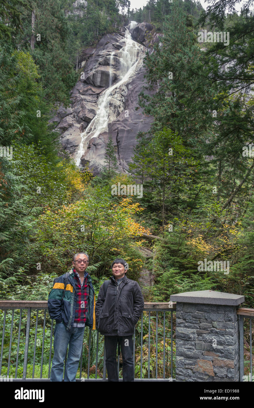 Shannon Falls Provincial Park, Squamish, British Columbia, Canada Stock ...