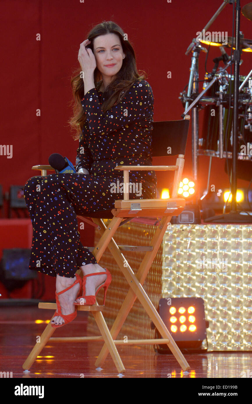 Liv Tyler at 'Good Morning America' Summer Concert Series in Central ...