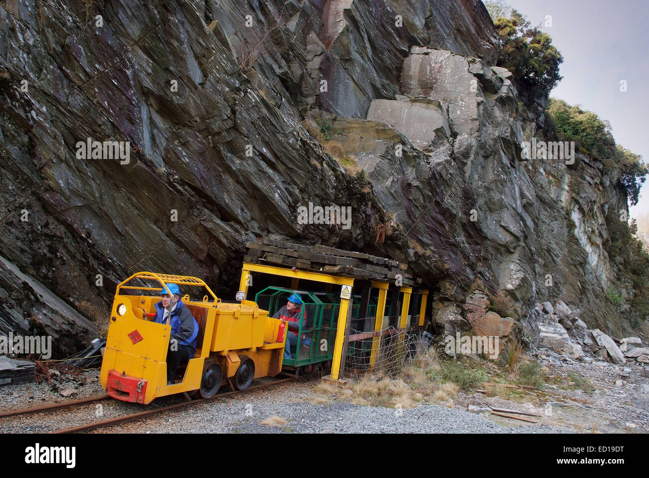 LLechwedd Slate Caverns, Bleanau Ffestiniog, Wales, UK Stock Photo - Alamy