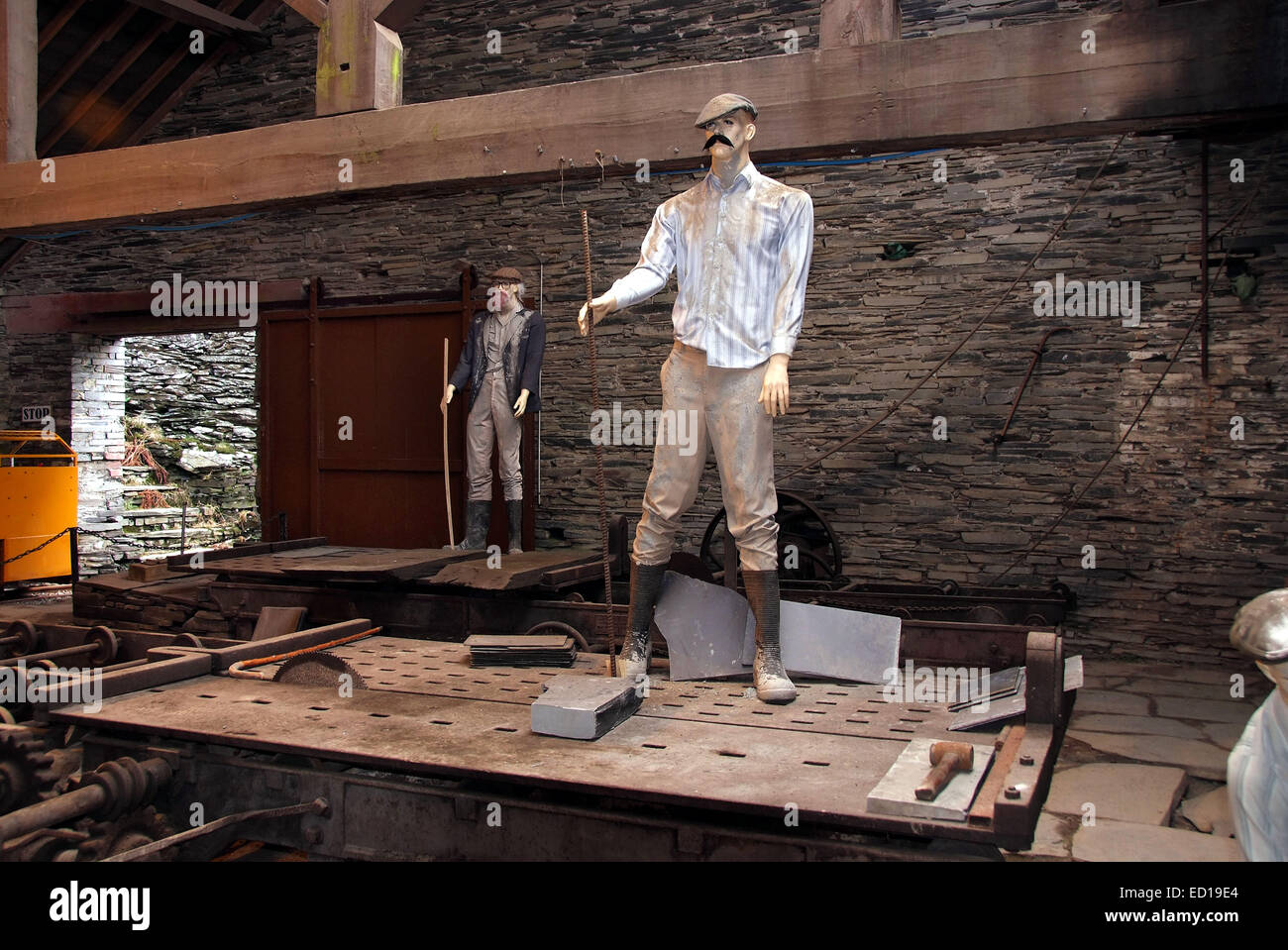 Llechwedd slate quarry wales hi-res stock photography and images - Alamy