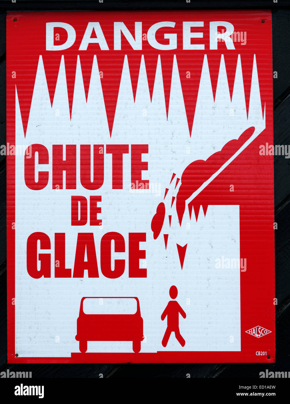 Falling ice sign hi-res stock photography and images - Alamy