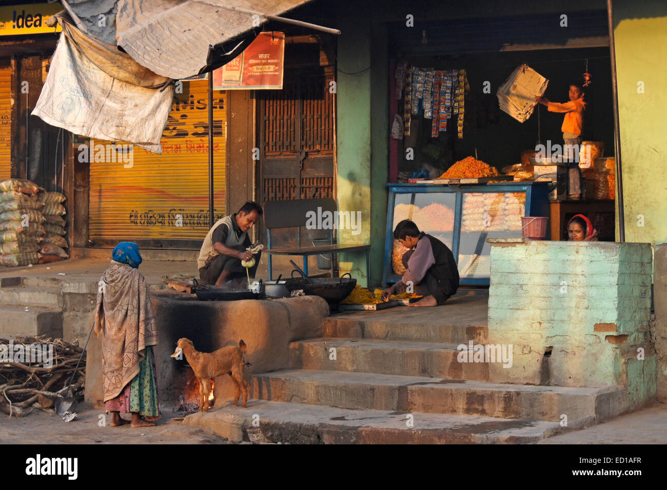 Rural indian shop hi-res stock photography and images - Alamy