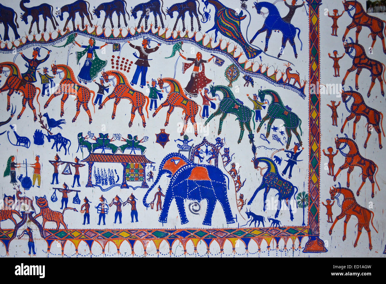 1000+ images about Rathwa and Pithora Paintings from Gujarat and Madhya ...