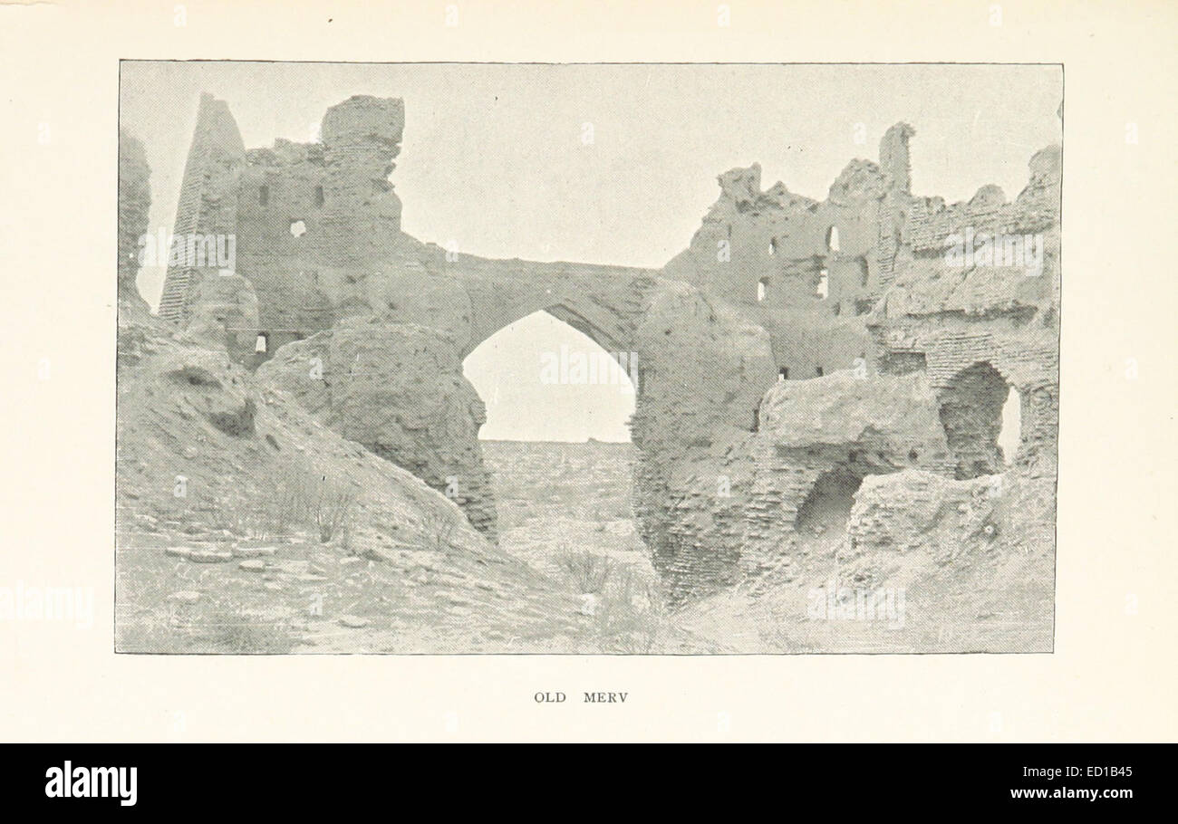 An illustration of Old Merv, an ancient city that was once a prominent ...