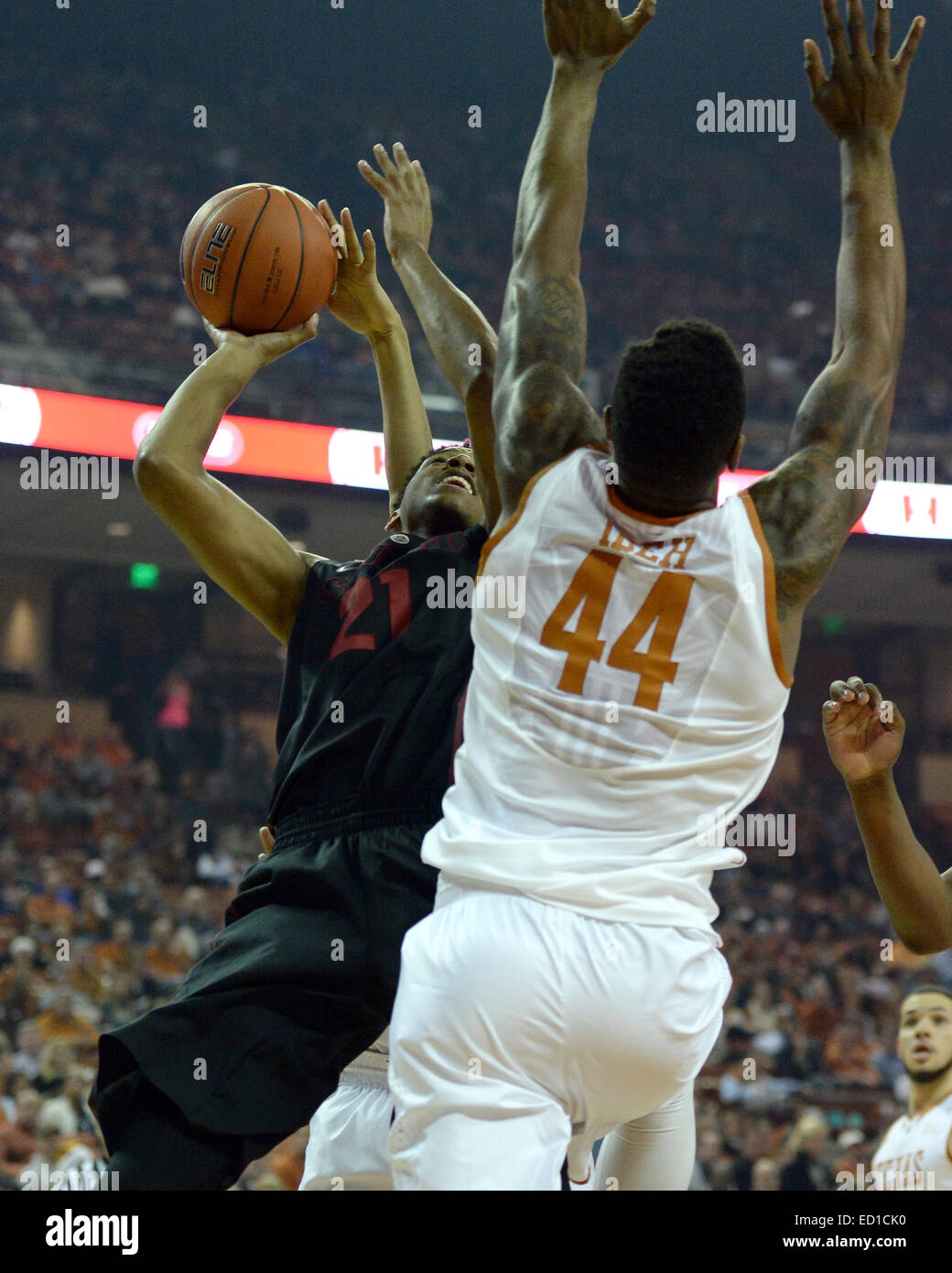 Austin, Texas. 23rd Dec, 2014. Anthony Brown #21 of the Stanford ...