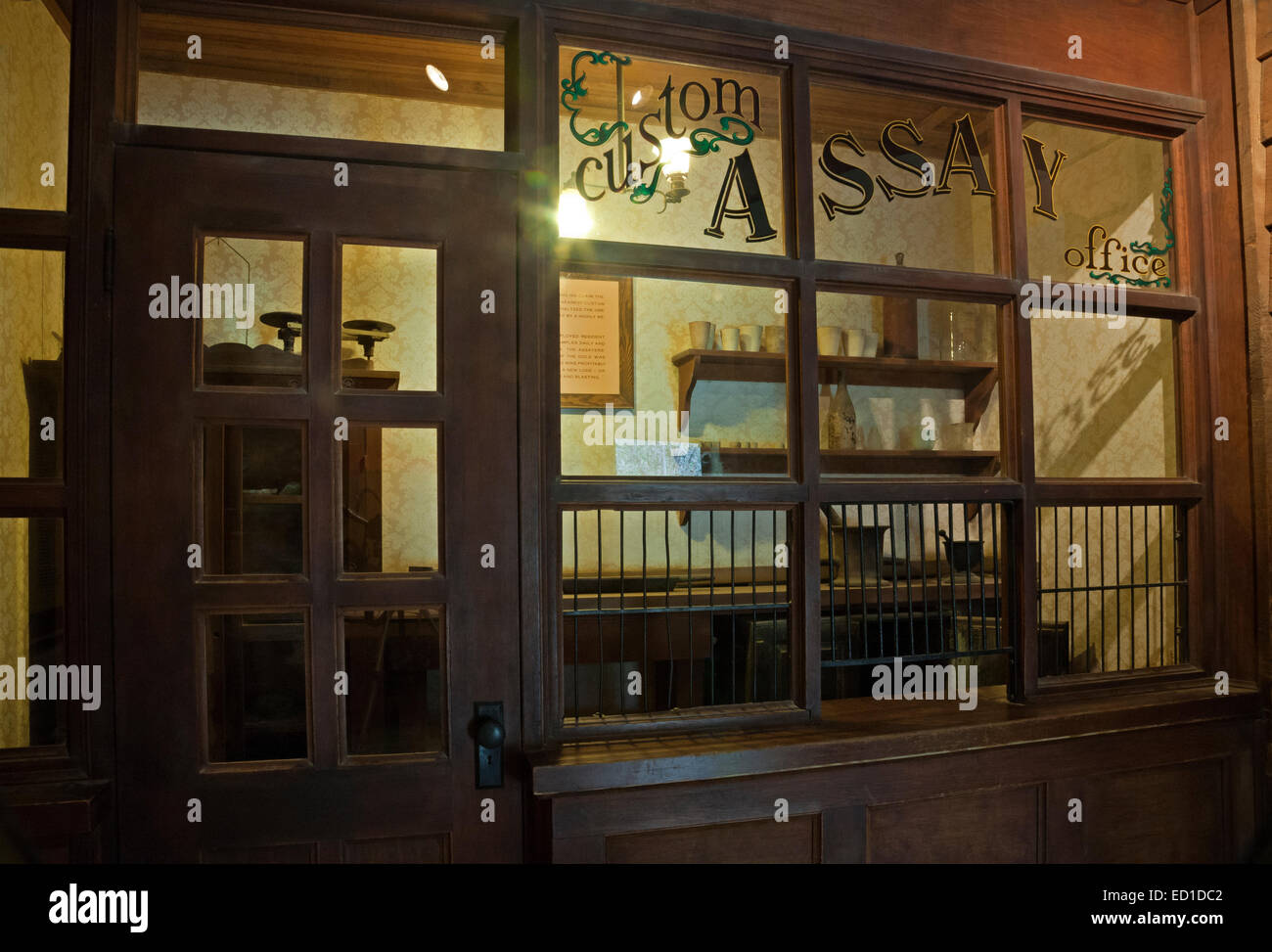 CA02609-00...CALIFORNIA - Old Assay Office exhibit at the Marshall Gold ...