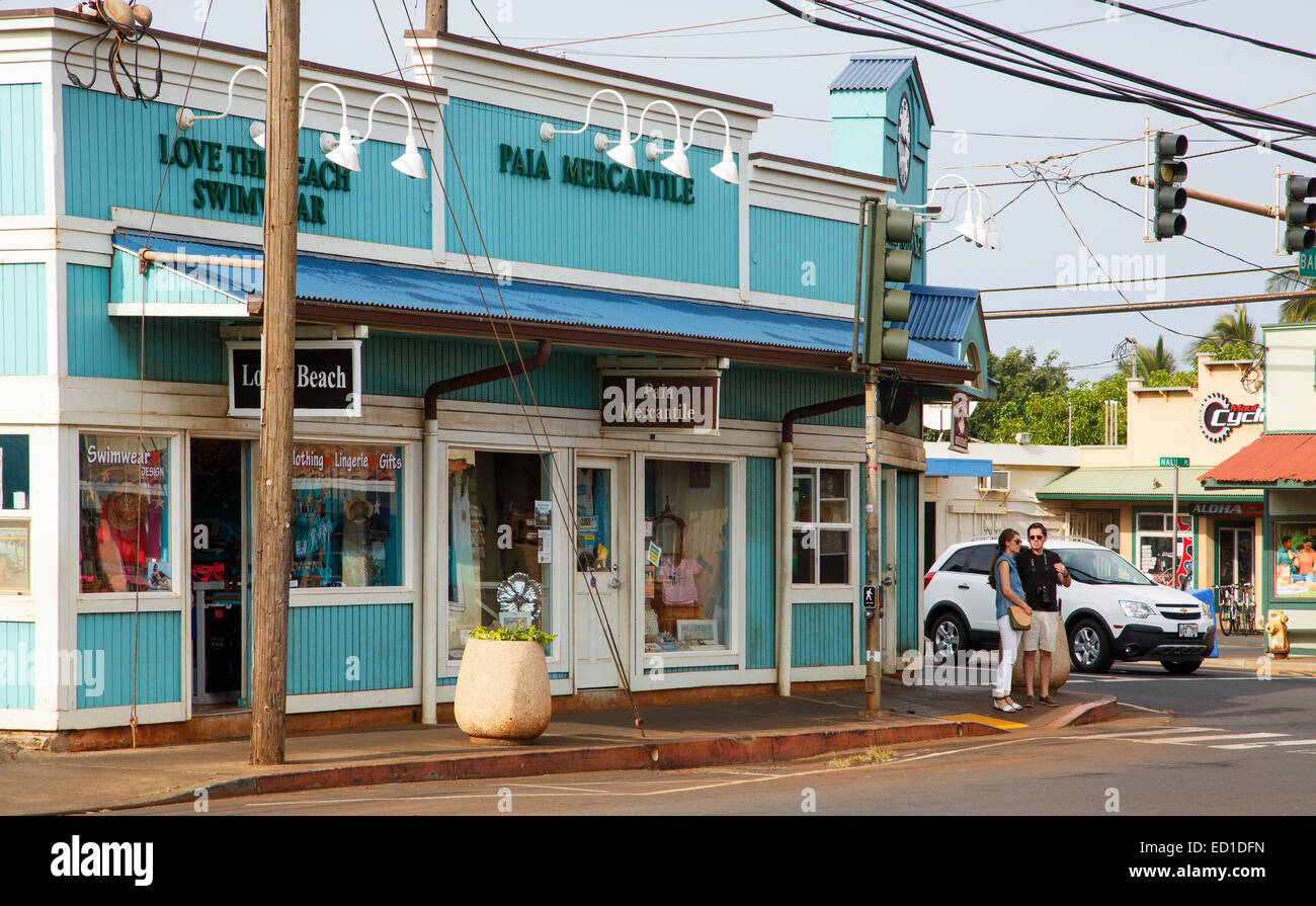 Pa'ia, Maui, Hawaii Stock Photo - Alamy