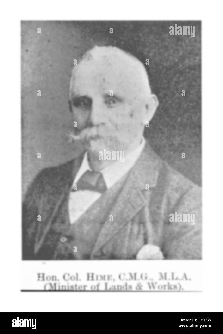 This 1898 illustration from PMB features Col. Hime, who served as the ...