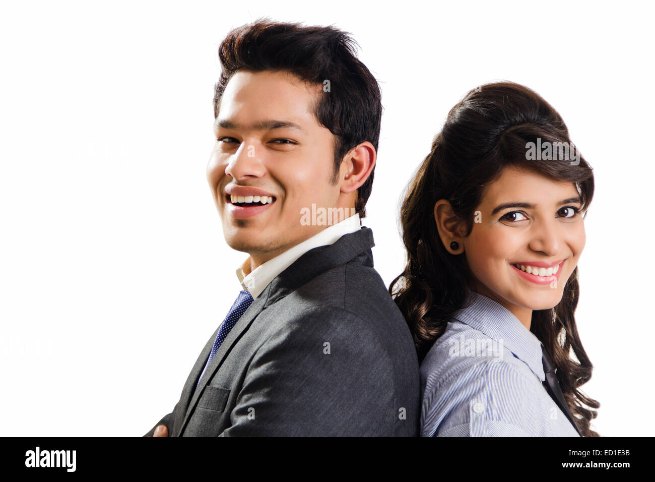 2 indian Business partner Stock Photo - Alamy