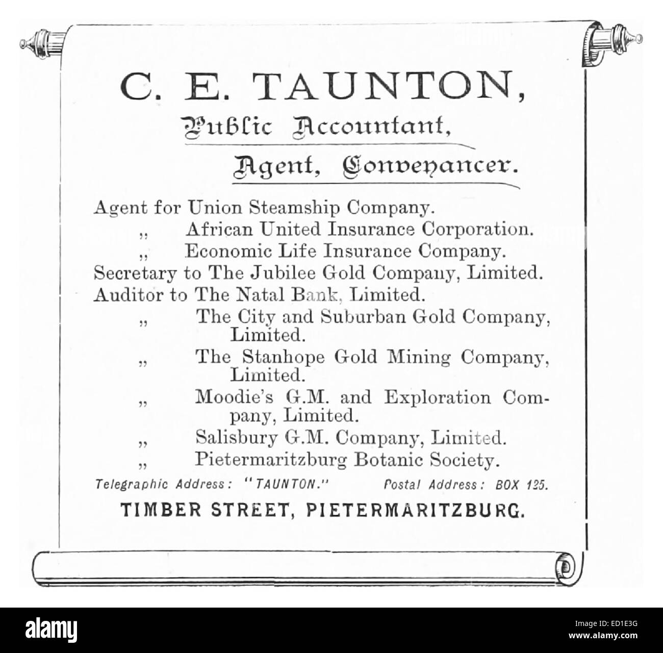 This 1898 illustration, titled 'Advertise', captures an advertisement ...