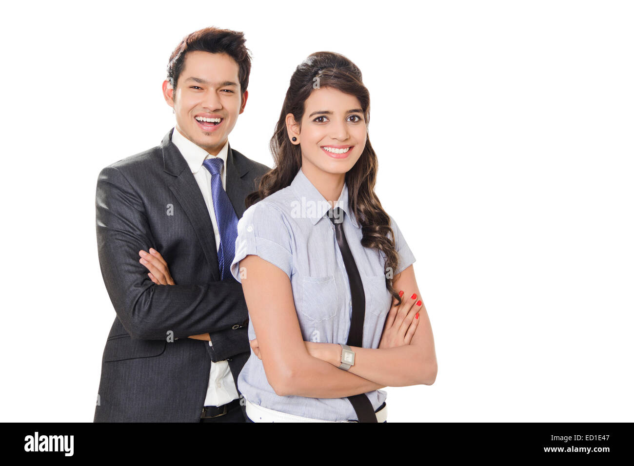 2 indian Business partner Stock Photo - Alamy