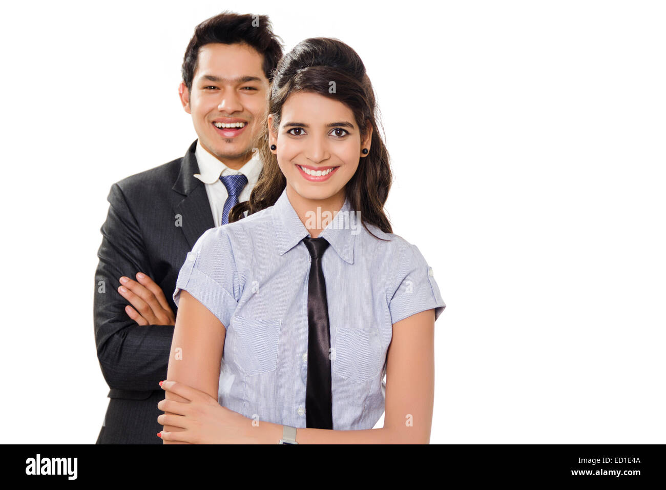 2 indian Business partner Stock Photo - Alamy