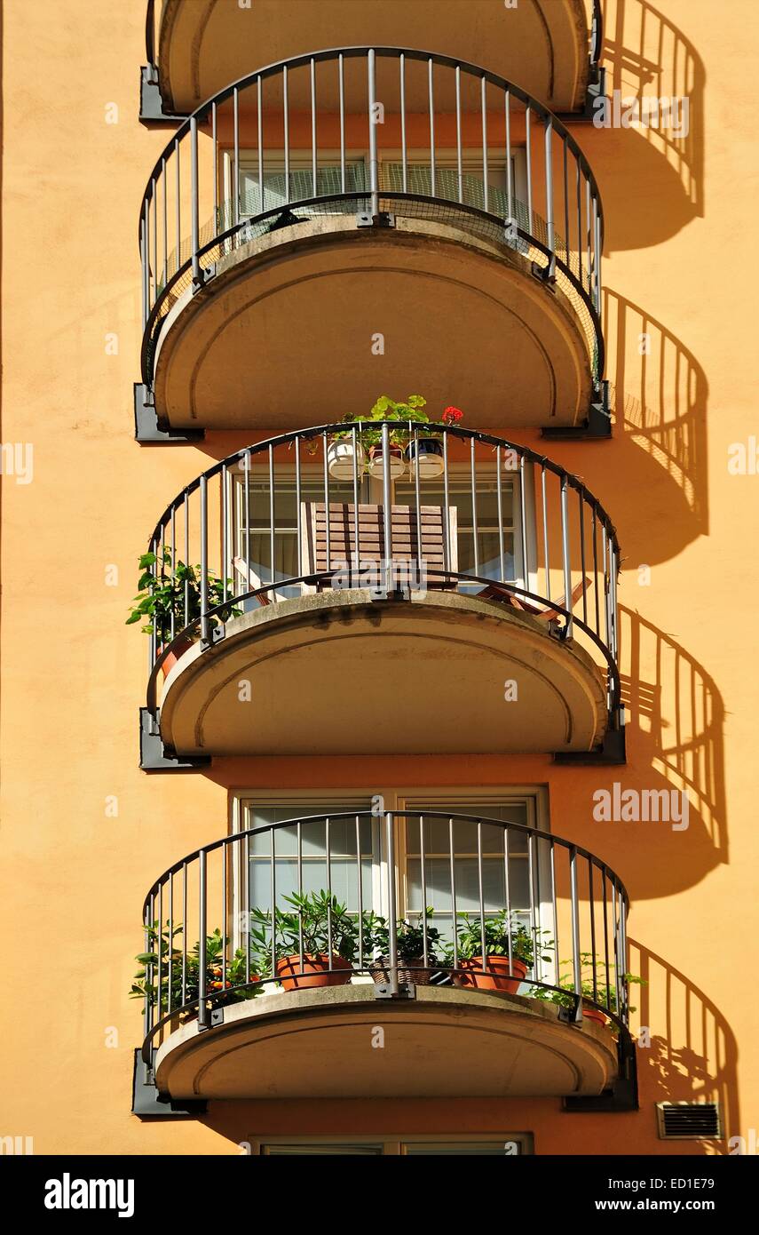 Windows and balconies Stock Photo - Alamy