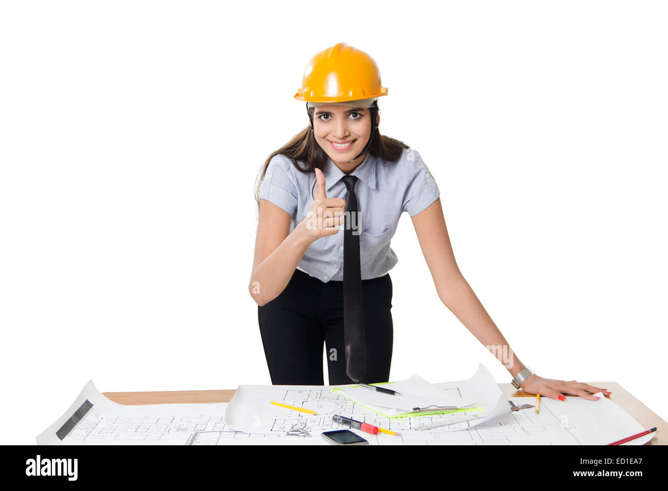 1 indian Architect lady Stock Photo - Alamy