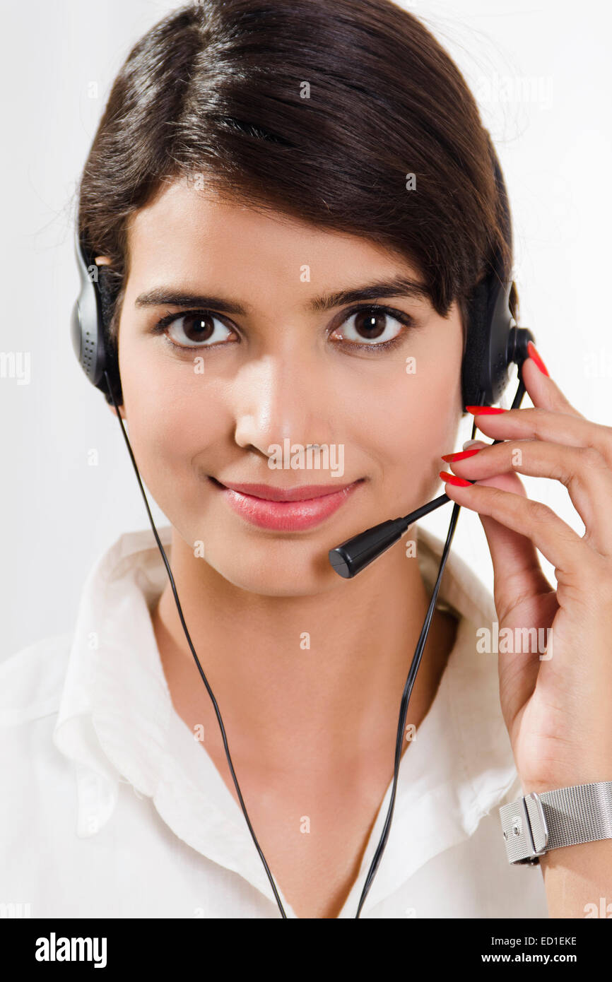 Indian telecaller hi-res stock photography and images - Alamy