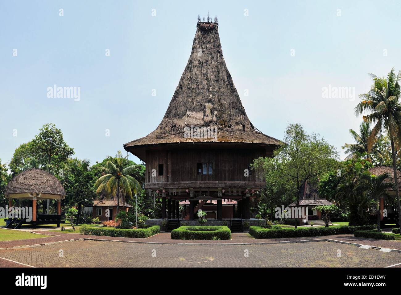 Traditional house on East Timor, Timor-Leste Stock Photo - Alamy