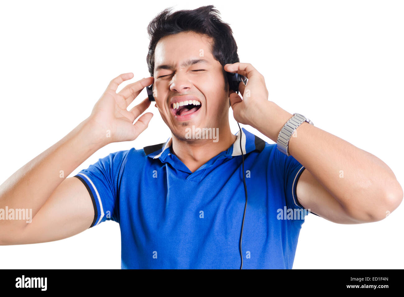 One time use headphone hi-res stock photography and images - Alamy