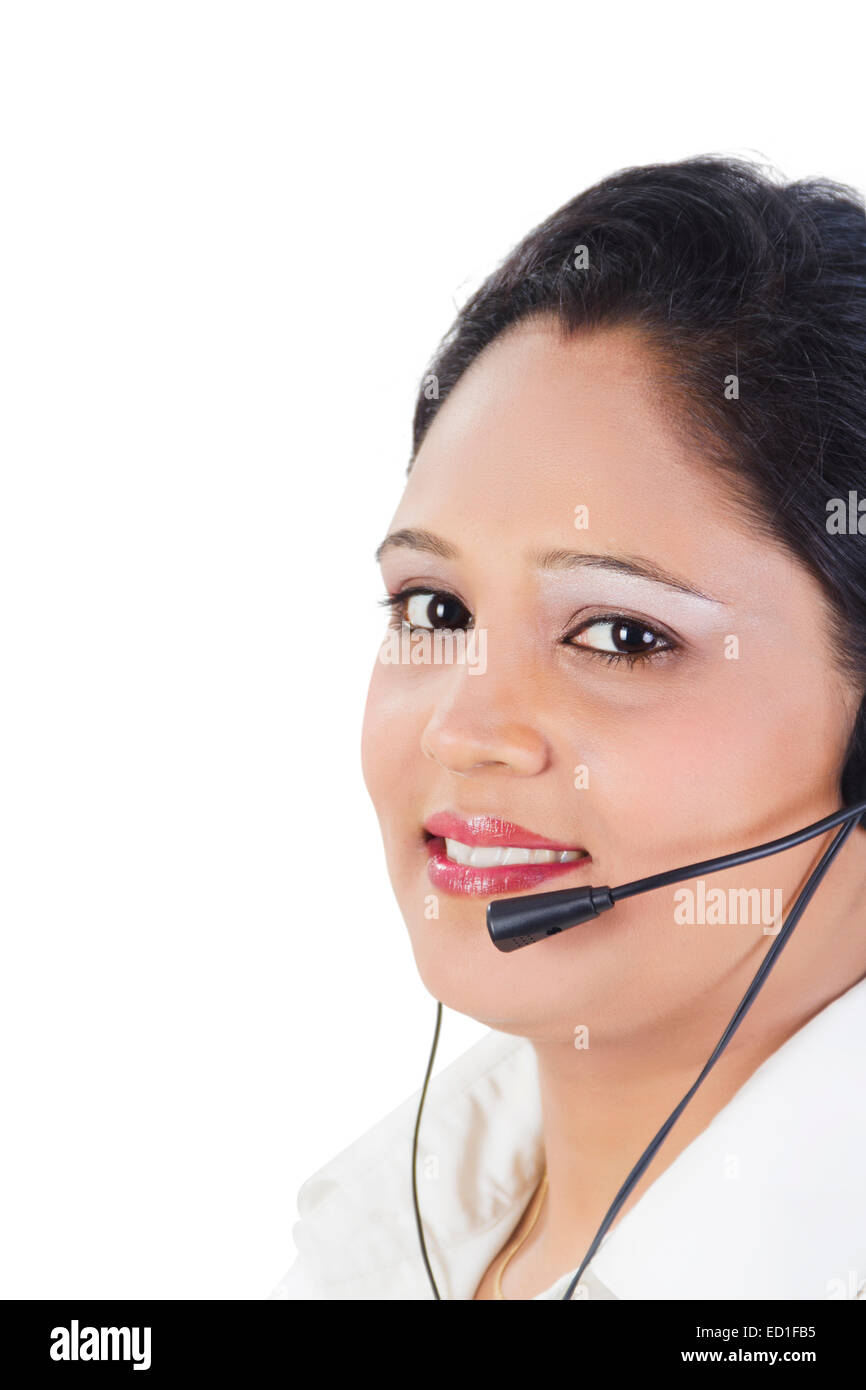 Call centre lady hi-res stock photography and images - Alamy