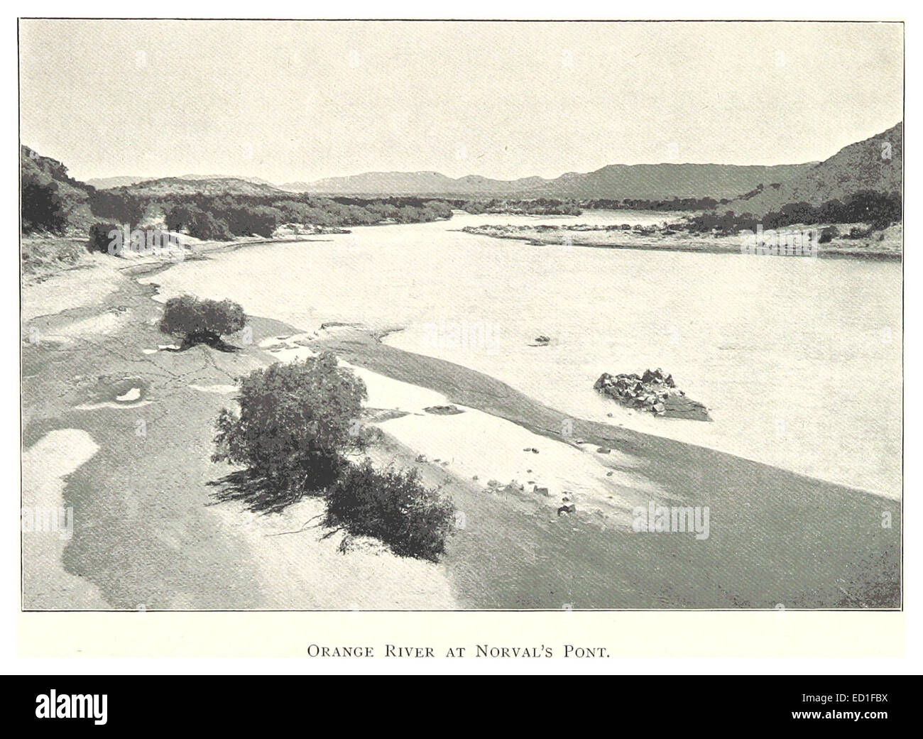 Orange river south africa map hi-res stock photography and images - Alamy