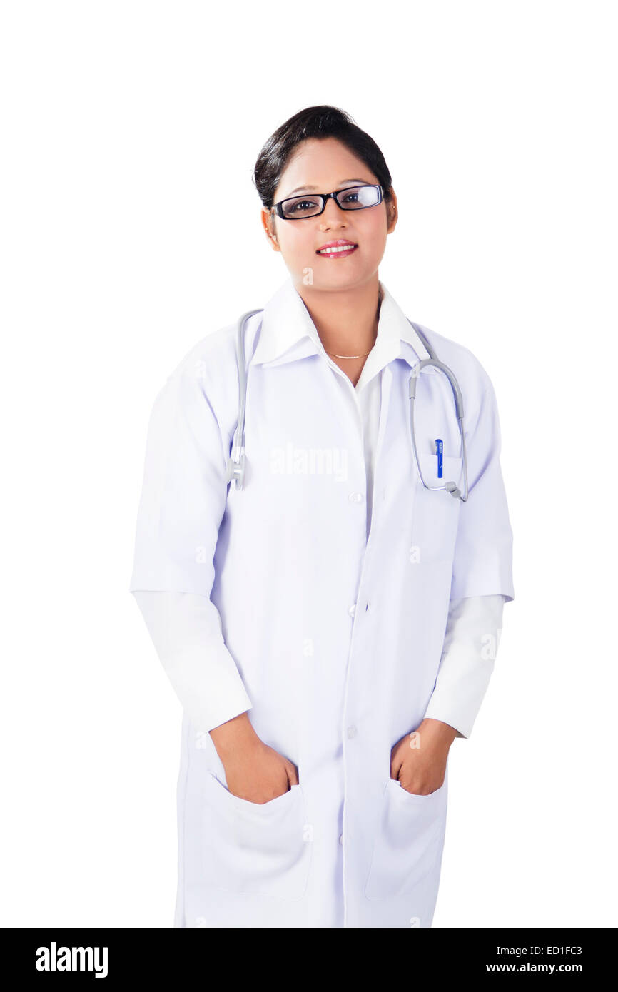 indian Medical Doctor pose Stock Photo - Alamy