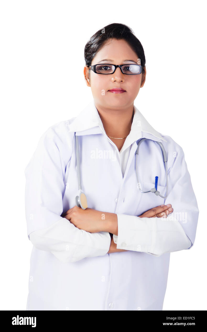 indian Medical Doctor pose Stock Photo - Alamy